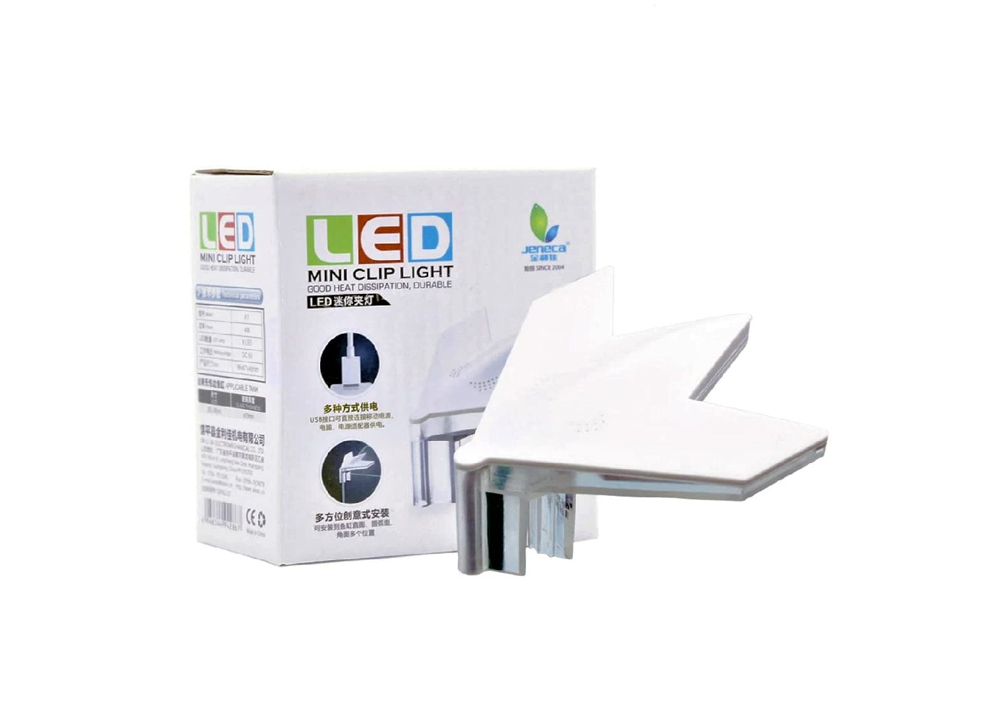Jeneca X1 Mini Clip LED Aquarium Light – Compact LED Lamp with Clamp M ...